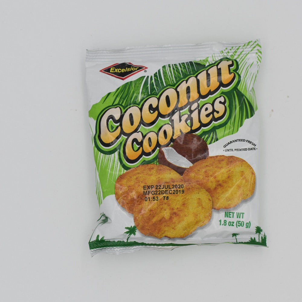 EXCELSIOR COCONUT COOKIES 50G – Icon Megastore